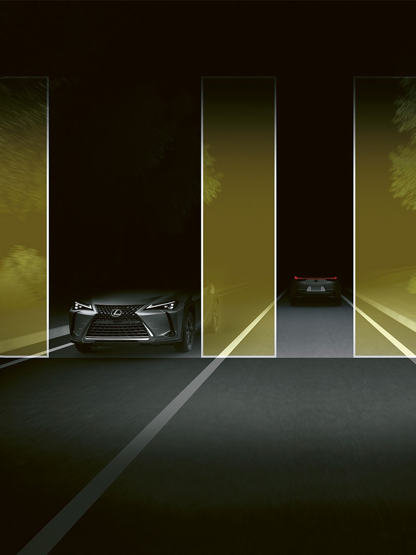 Feux de route adaptatifs | Lexus France